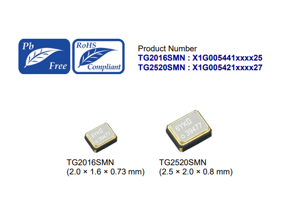 TG2016SMN - TCXO: 高精度晶体振荡器 - 韩国三莹铝电解电容_高频低阻_牛角型_贴片电解电容代理商_薄膜电容_超级法拉电容_山东宏明电子有限公司